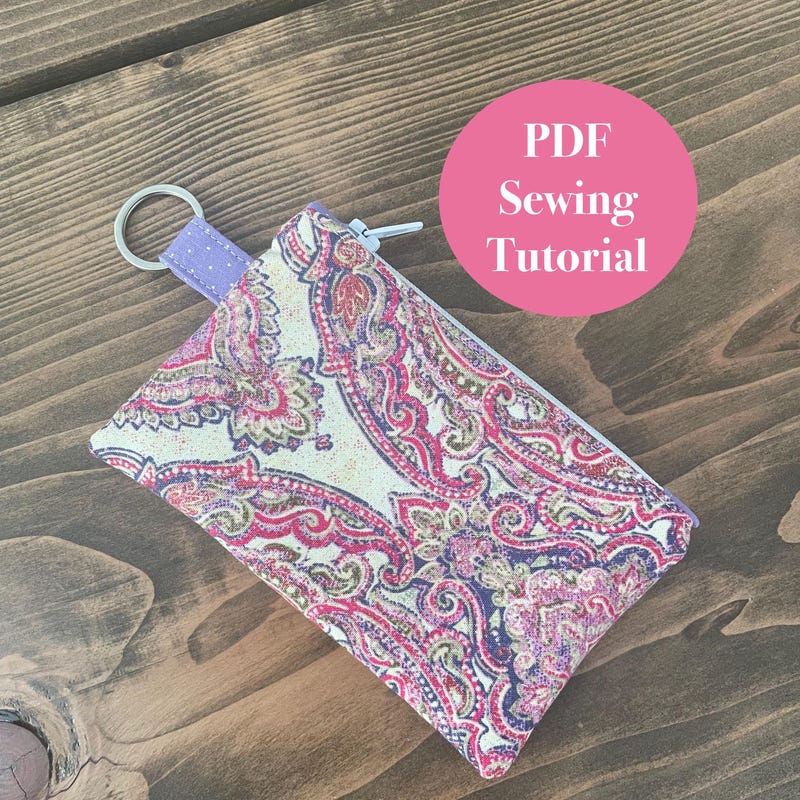 Zipper Key Bag Pattern - Etsy