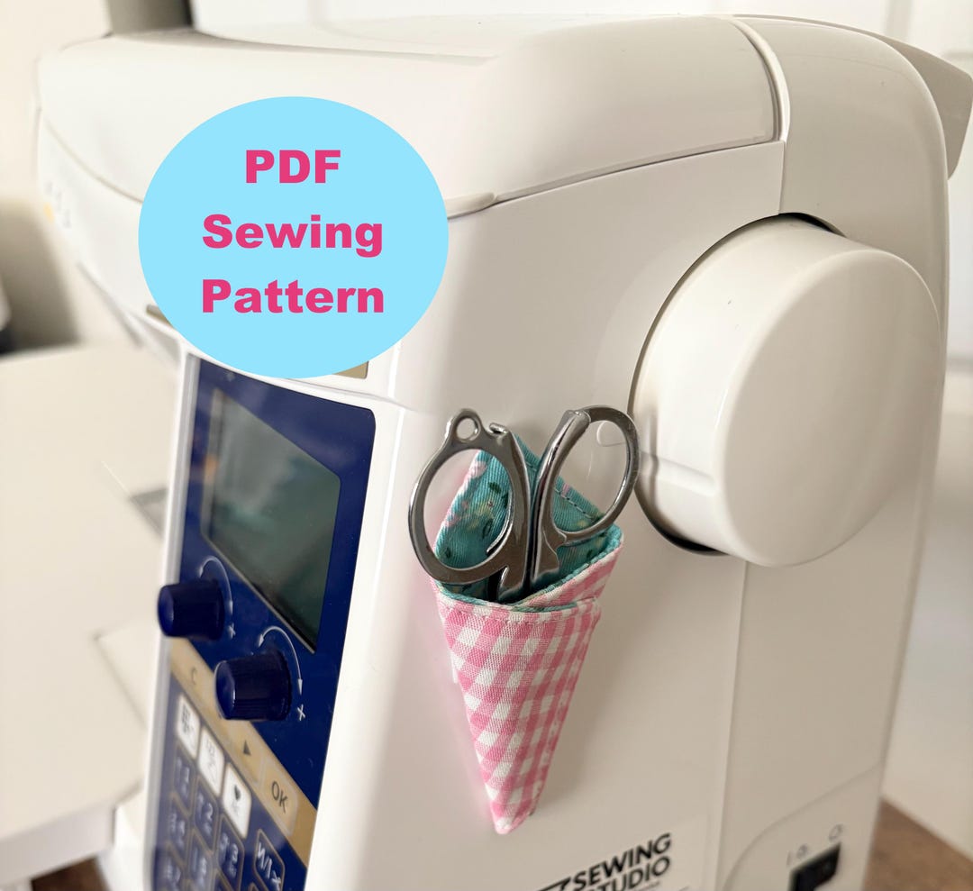 Scissor Holder Sewing Pattern, Scissor Holders Stick on Sewing Machine, Sewing Tool, Small ...