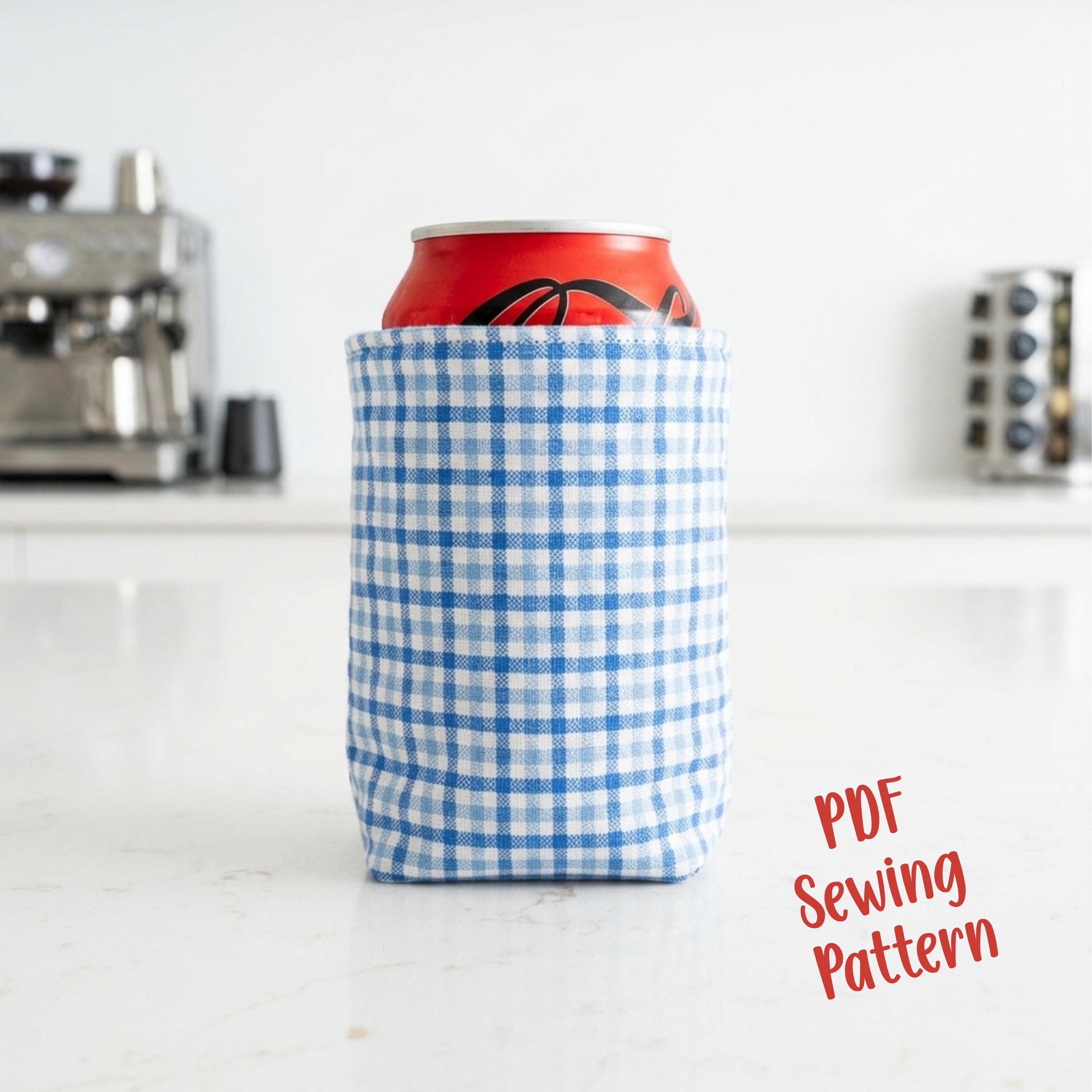 Insulated Can Cozy Sewing Pattern: Beginner Friendly (PDF Download) - Etsy