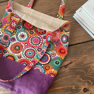 Easy Sew Library Tote Bag PDF Sewing Tutorial: Beginner Project - Etsy