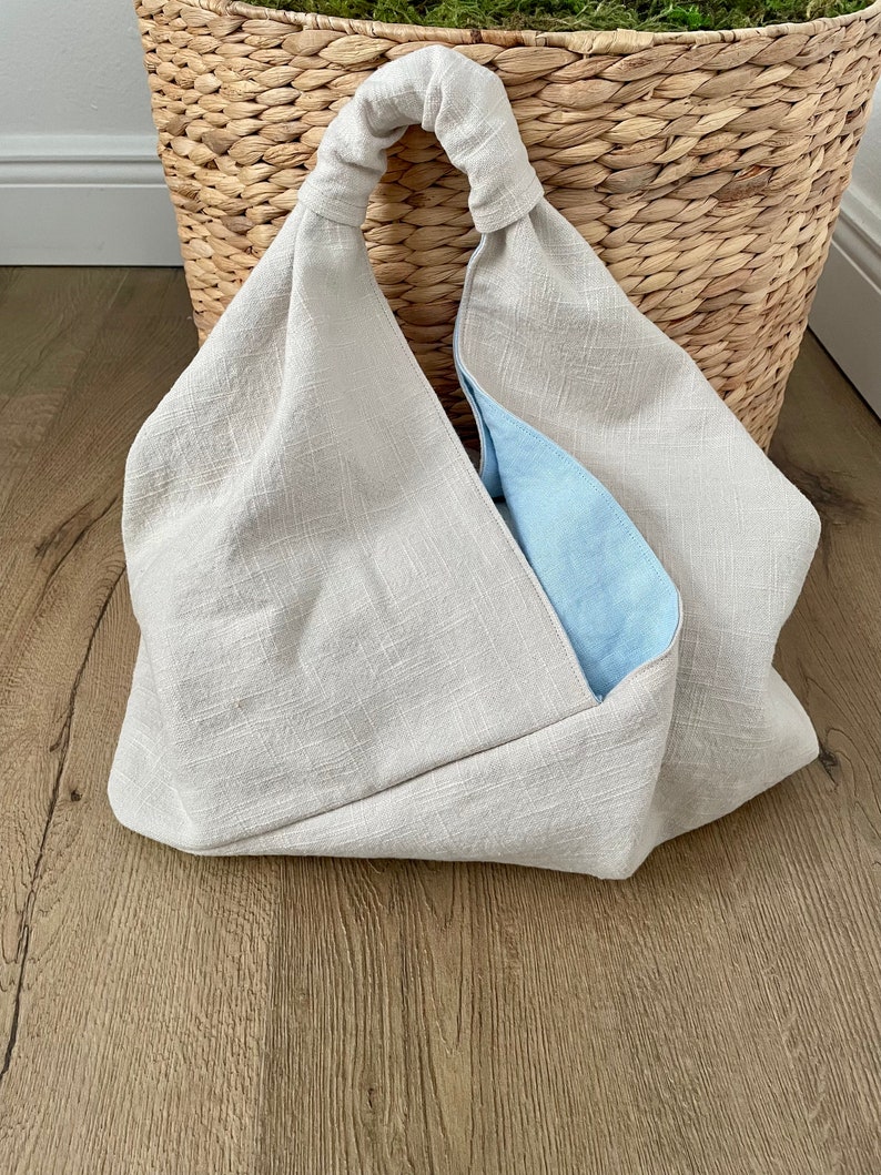 Large and Small Origami Japanese Bag PDF Sewing Pattern / Instant ...
