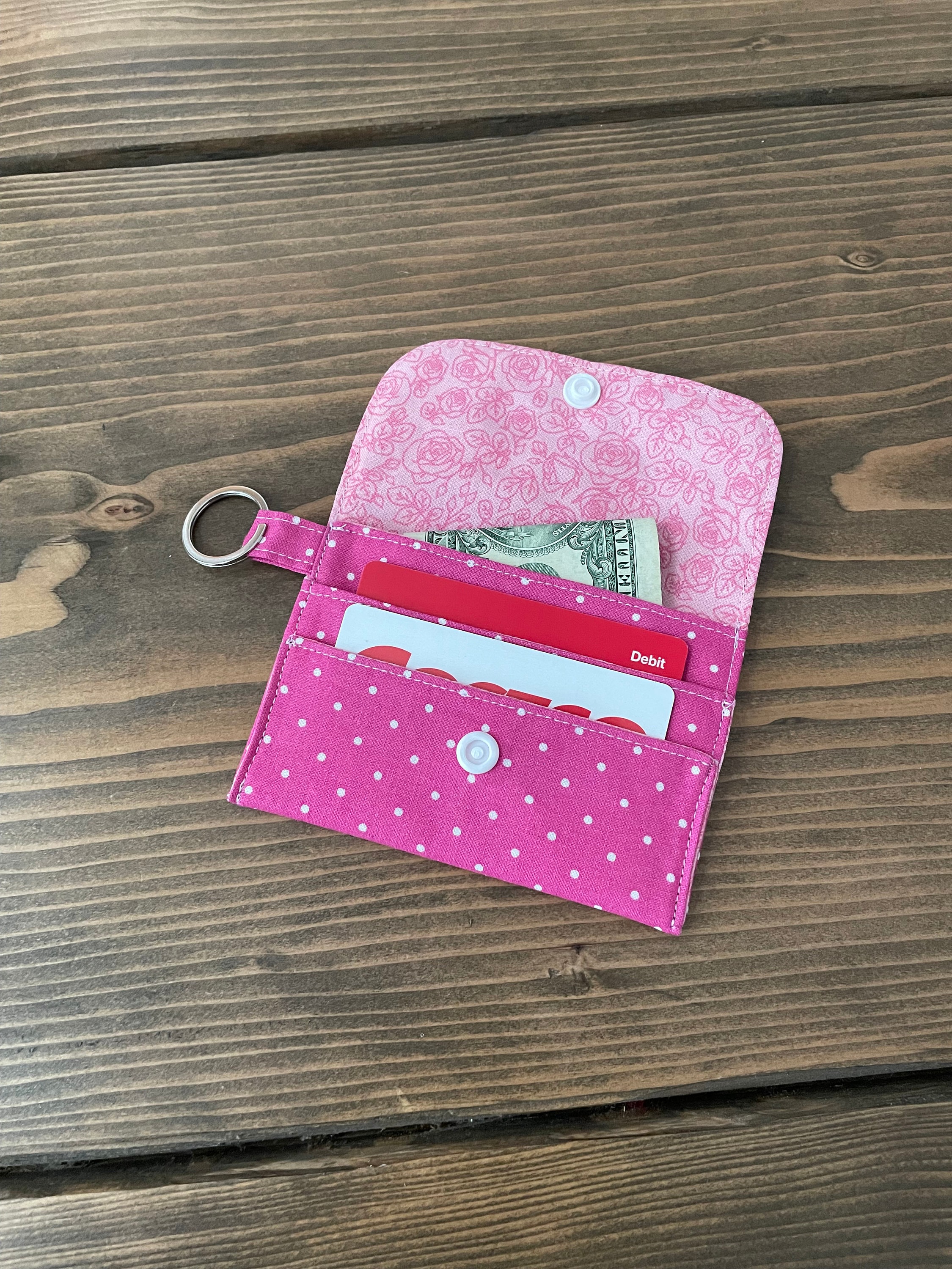 Mini Card Wallet Sewing Pattern With Key Chain (PDF Pattern) - Etsy