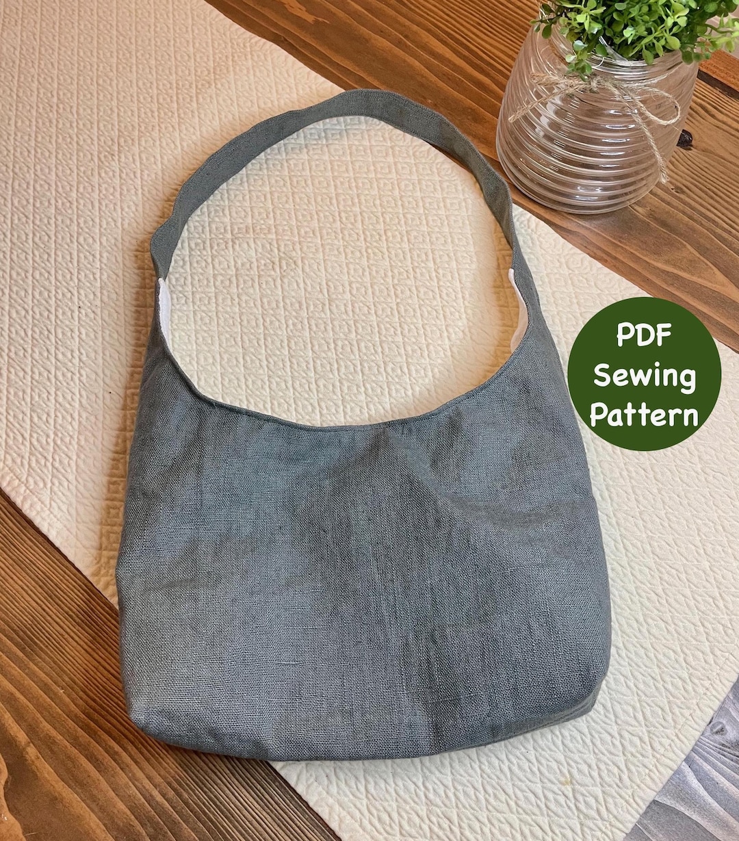 Beginner Hobo Bag Sewing, Small Shoulder (PDF Pattern) - Etsy