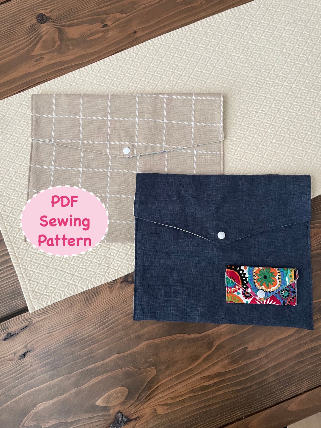 Envelope Fabric Folder Sewing Pattern / Frame Gift Holder / Gift Card ...