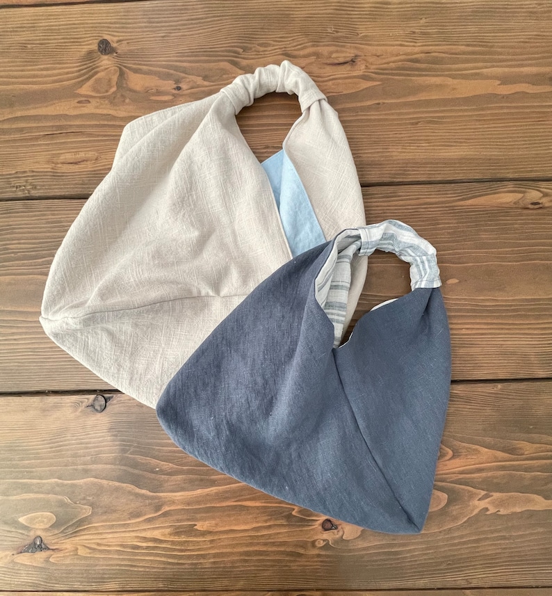 Large and Small Origami Japanese Bag PDF Sewing Pattern / Instant ...