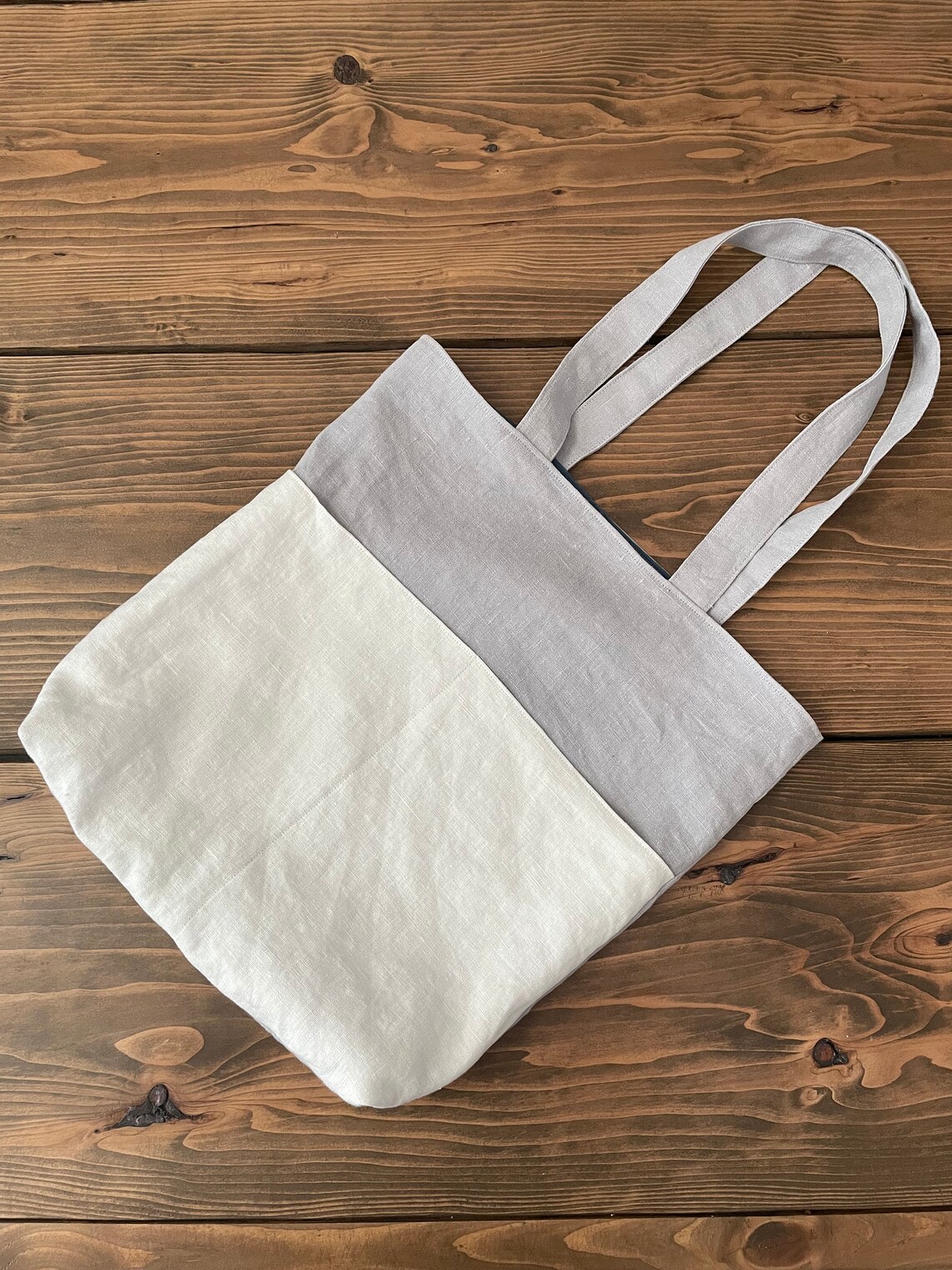 Tote Bag With Front Pockets PDF Sewing Tutorial / Instant - Etsy