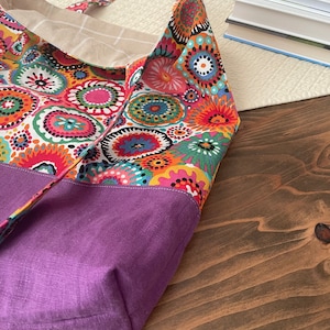 Easy Sew Library Tote Bag PDF Sewing Tutorial: Beginner Project - Etsy