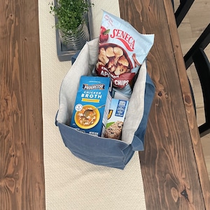 Reusable Grocery Bag Sewing Pattern: Beginner-friendly Tote (PDF ...