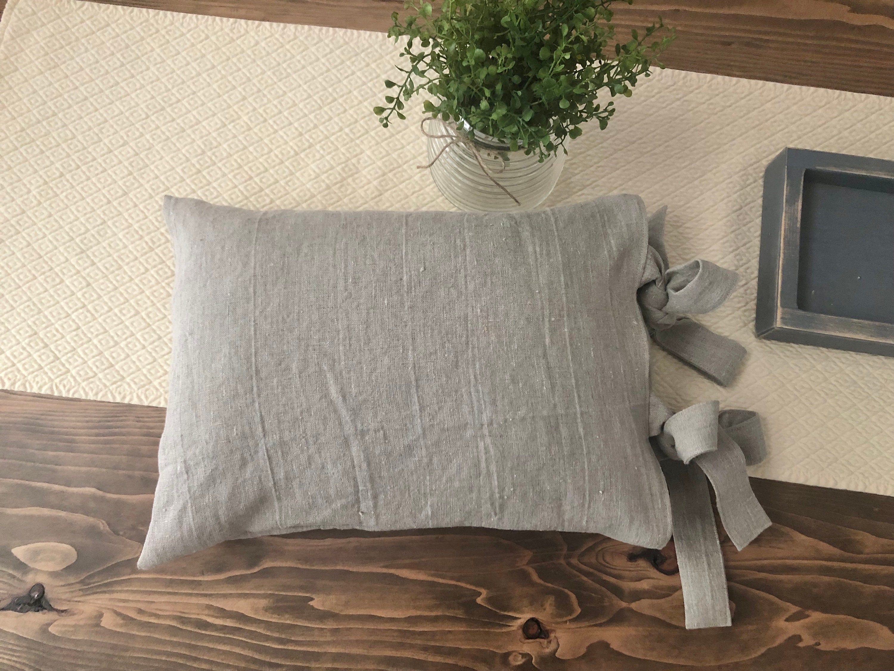 Pillow Cover With Tie Closure PDF Sewing Tutorial / 12 X - Etsy