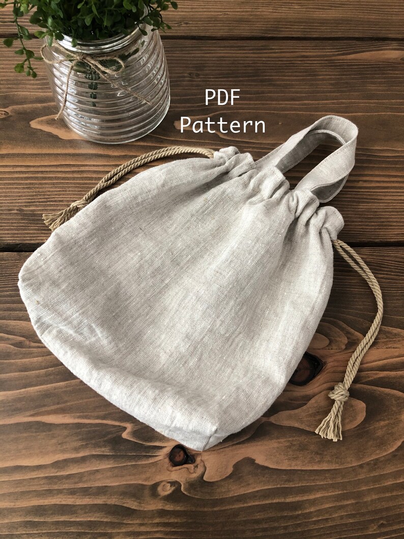 Drawstring Toiletry Bag PDF Sewing Pattern / Instant Download - Etsy