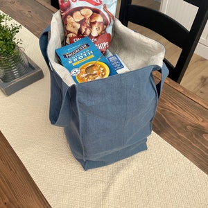 Reusable Grocery Bag Sewing Pattern: Beginner-friendly Tote (PDF ...