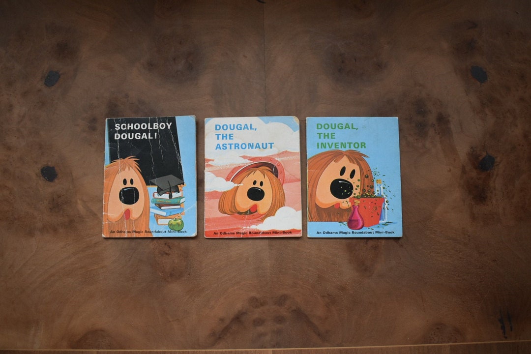 Odhams Magic Roundabout Mini-books. Three Dougal Books. Published in ...