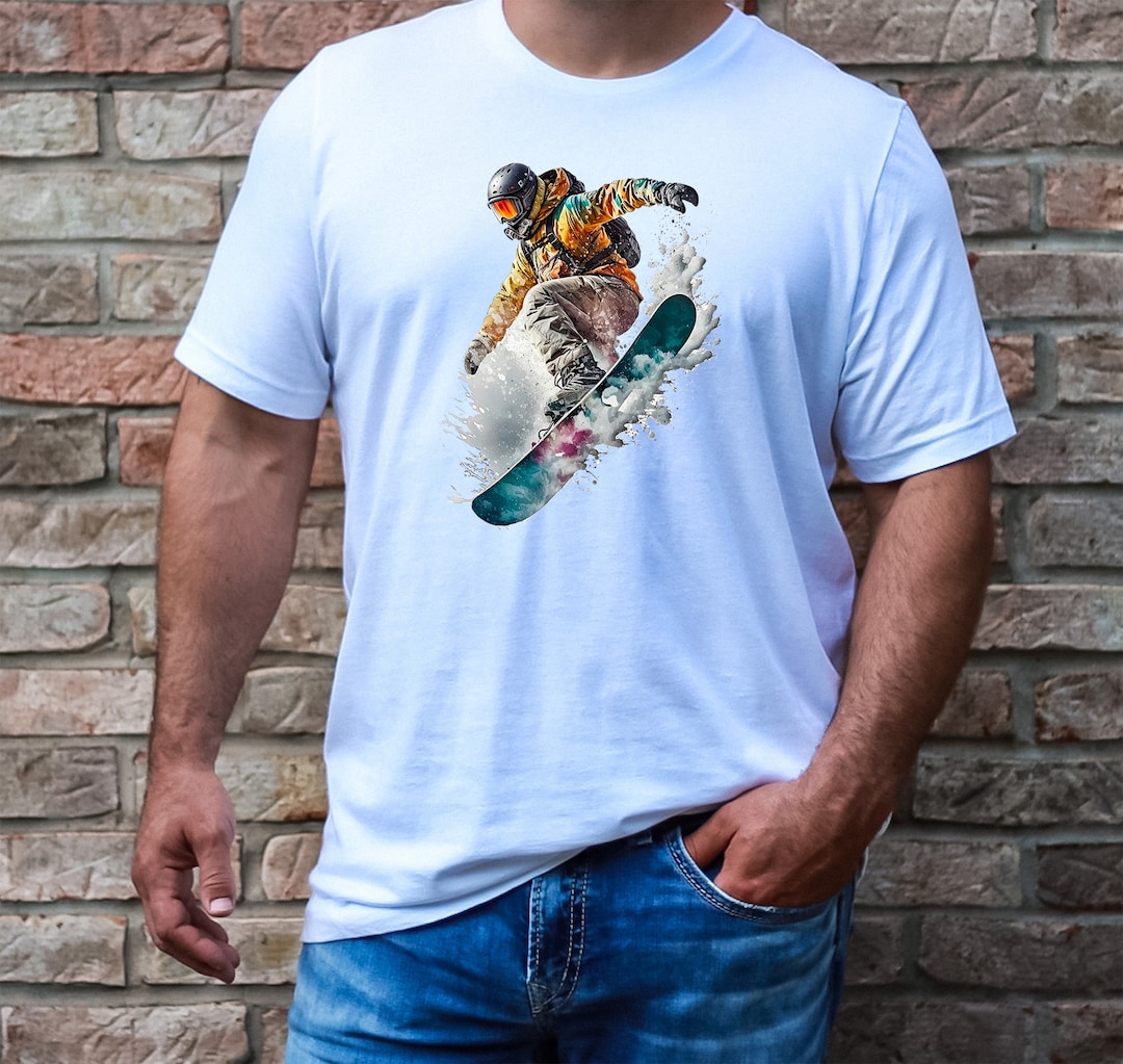 Ready to Press Snowboard, DTF Print Transfer, Heat Transfer for T ...