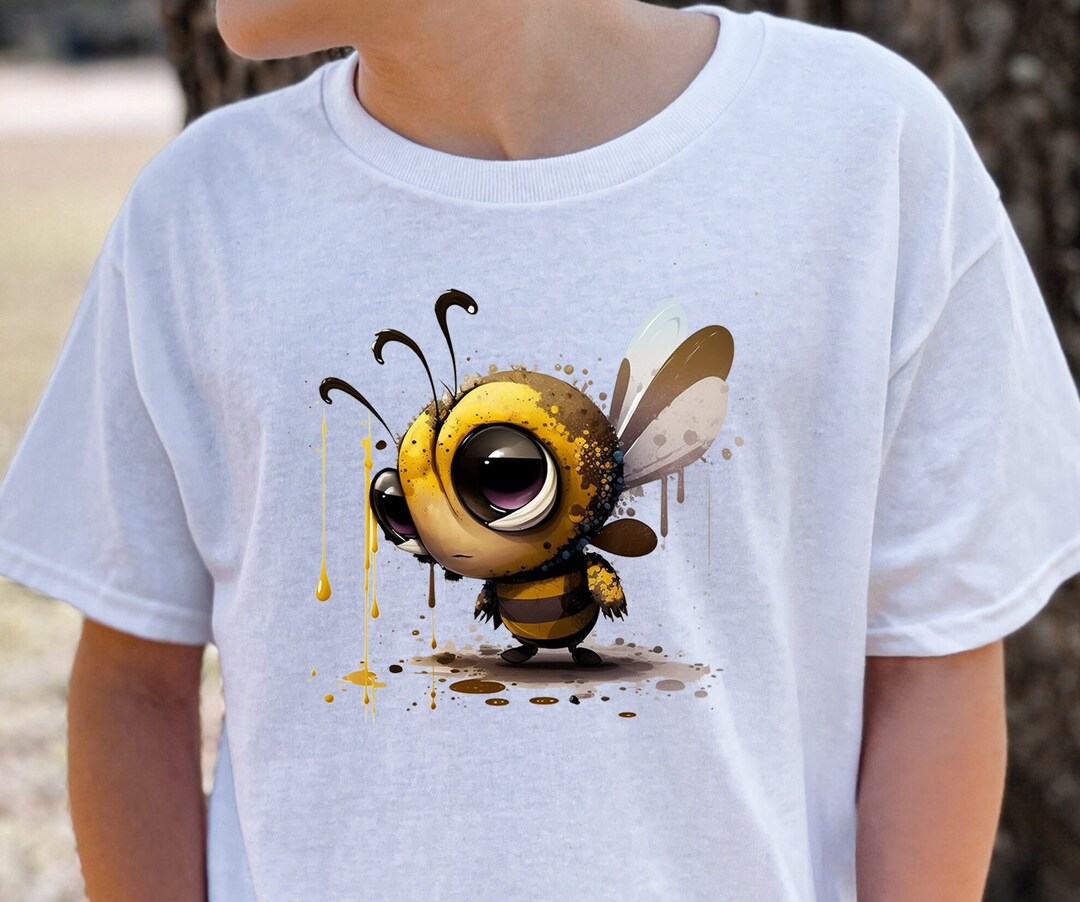 Ready to Press Bee 04, DTF Print Transfer, Heat Transfer for T-shirts ...