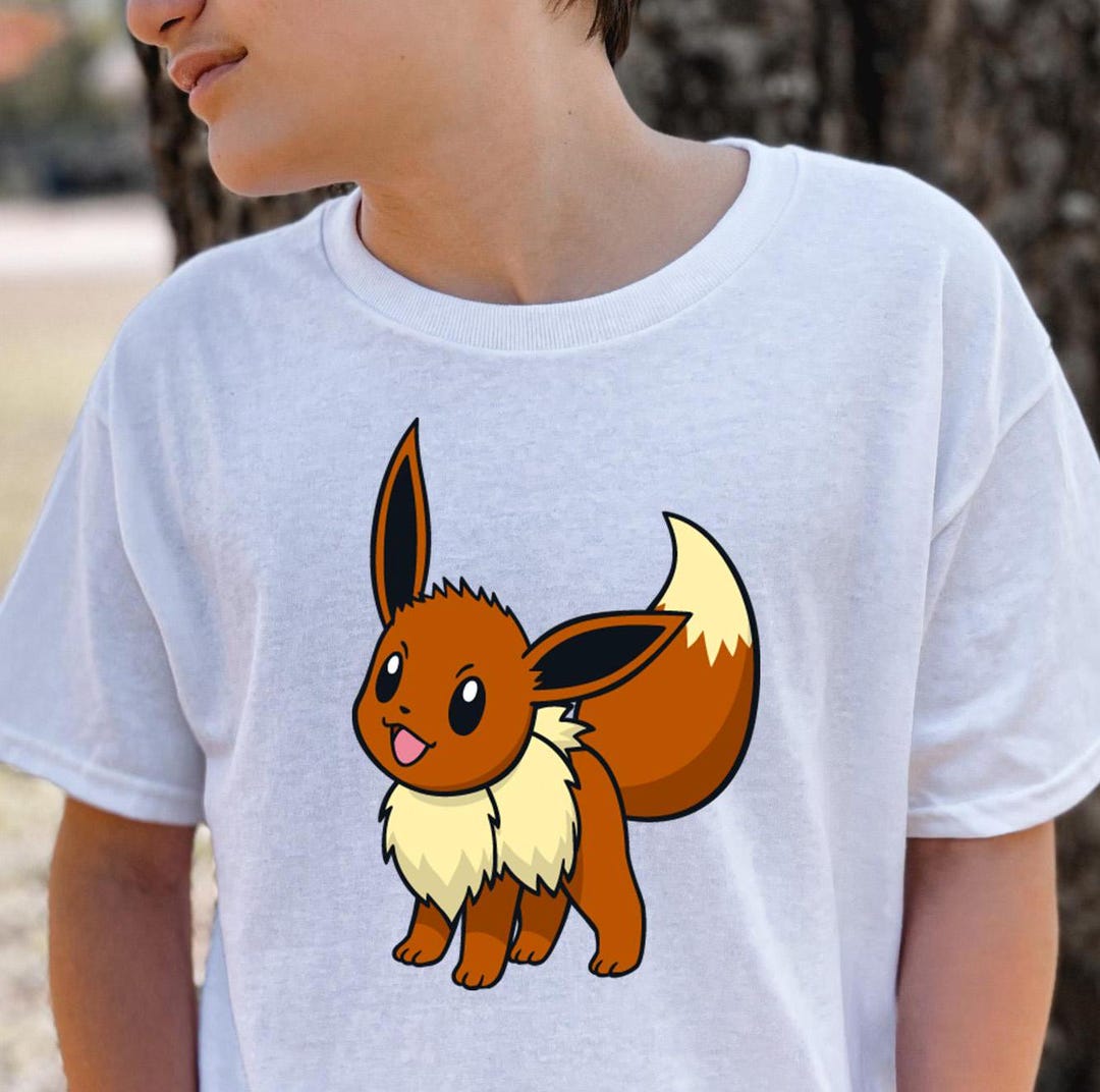 Ready to Press Pokemon Eevee, DTF Print Transfer, Heat Transfer for T ...