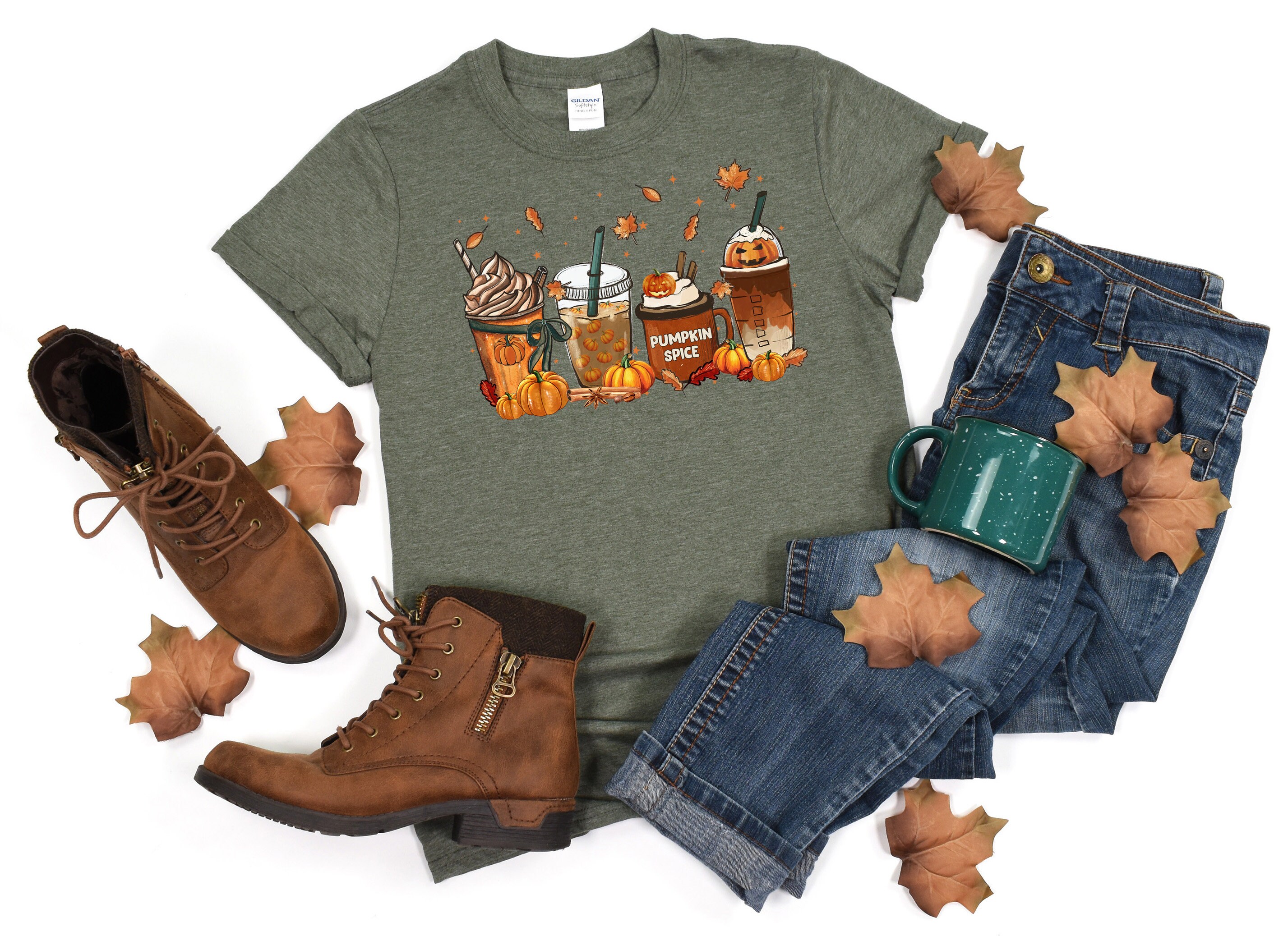 Ready to Press Fall DTF Print Transfer, Heat Transfer for T-shirts ...