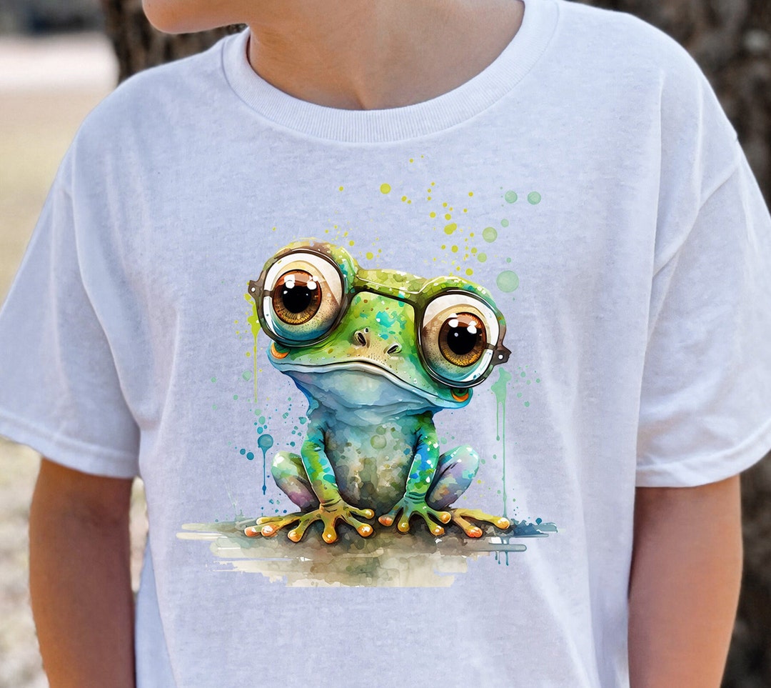 Ready to Press Frog 06, DTF Print Transfer, Heat Transfer for T-shirts ...