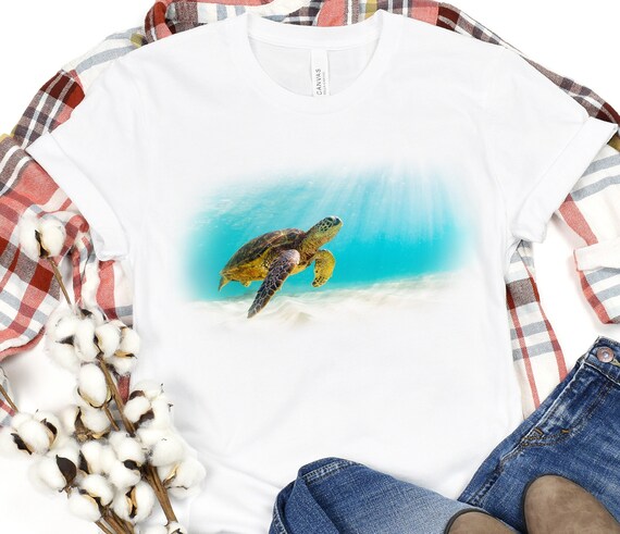 Ready to Press Ocean Turtle DTF Print Transfer Heat Transfer - Etsy
