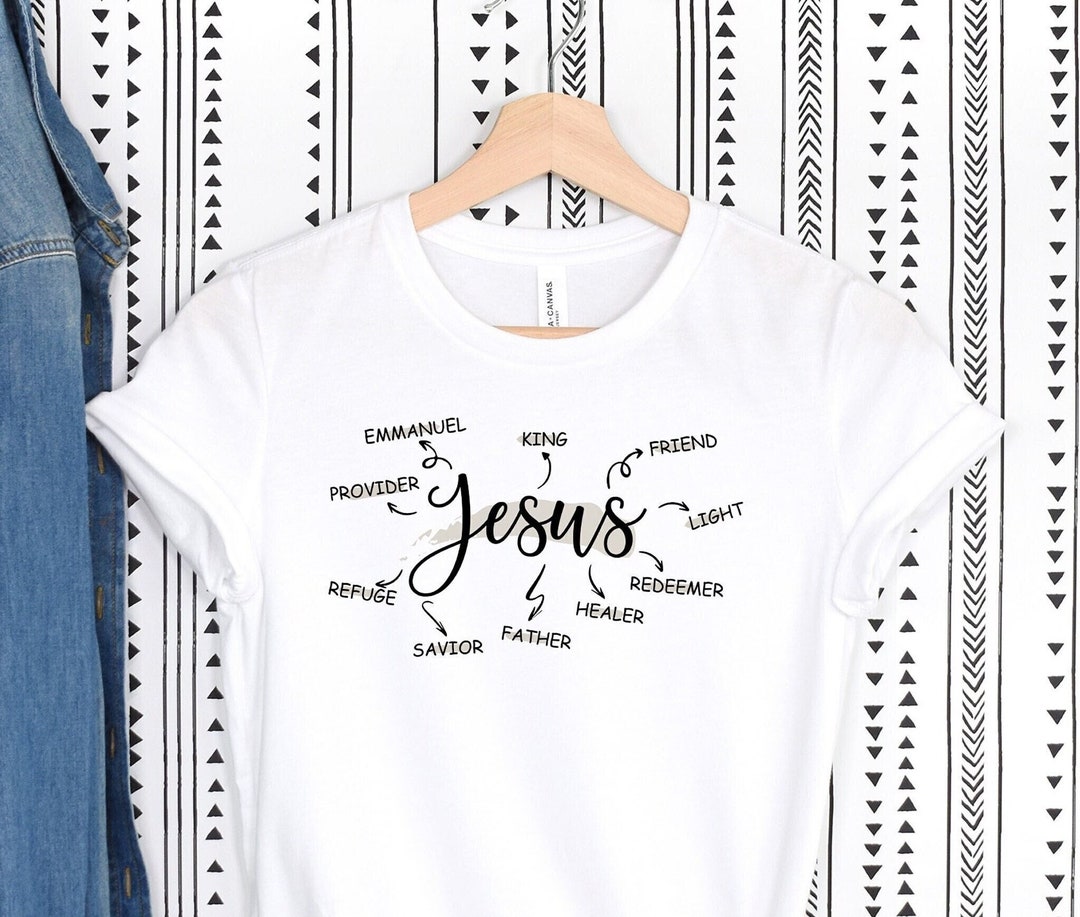 Ready to Press Jesus Attributes, DTF Print Transfer, Heat Transfer for ...