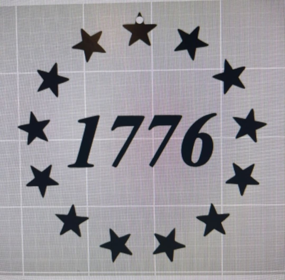 1776 Patriotic Decal - Etsy