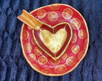 Heart Shaped Ashtray - Etsy