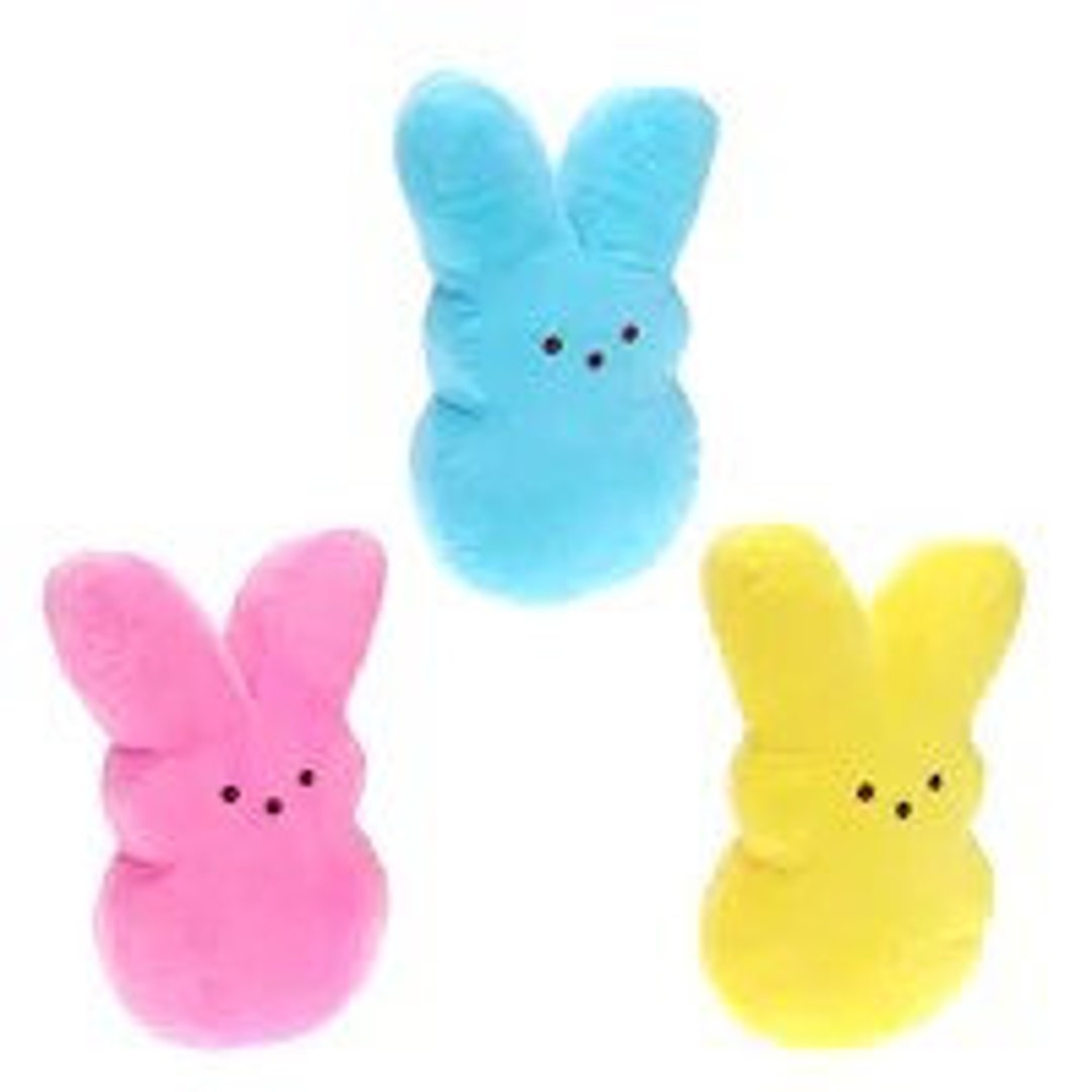 Peeps Large Marshmallow Bunny Plushies 15in - Etsy