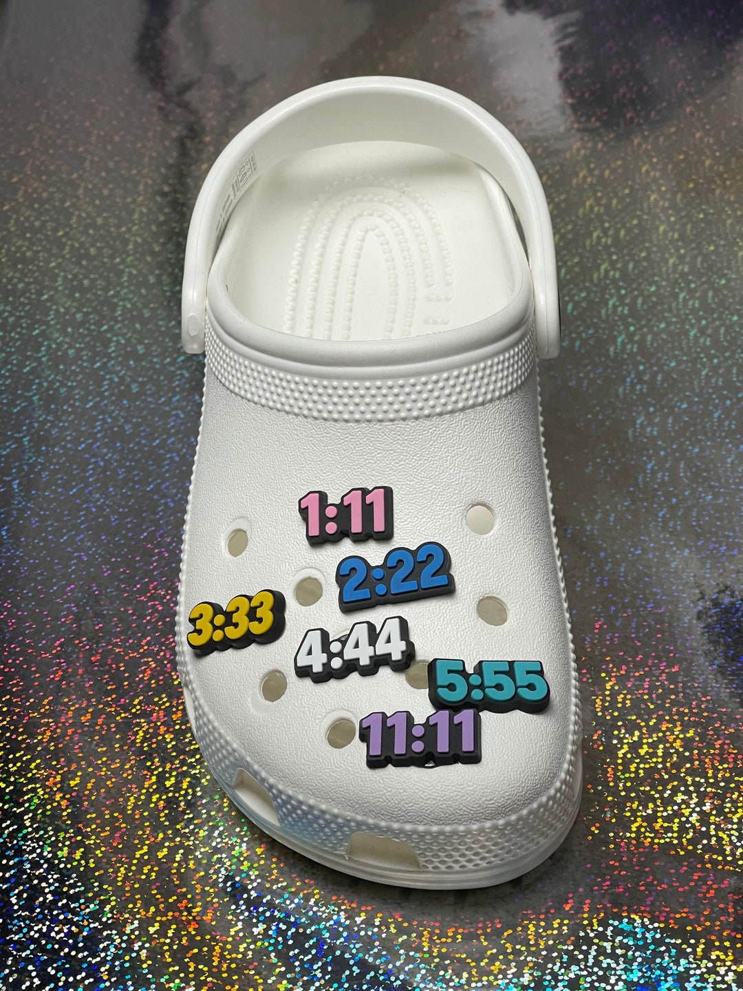 Angel Numbers Shoe Charms, Lucky Numbers Charms, Manifestation Numbers ...