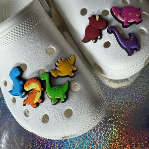 Dinosaur Fossils Shoe Charms, Jurassic Dino Charm Set, Kids Reptile ...