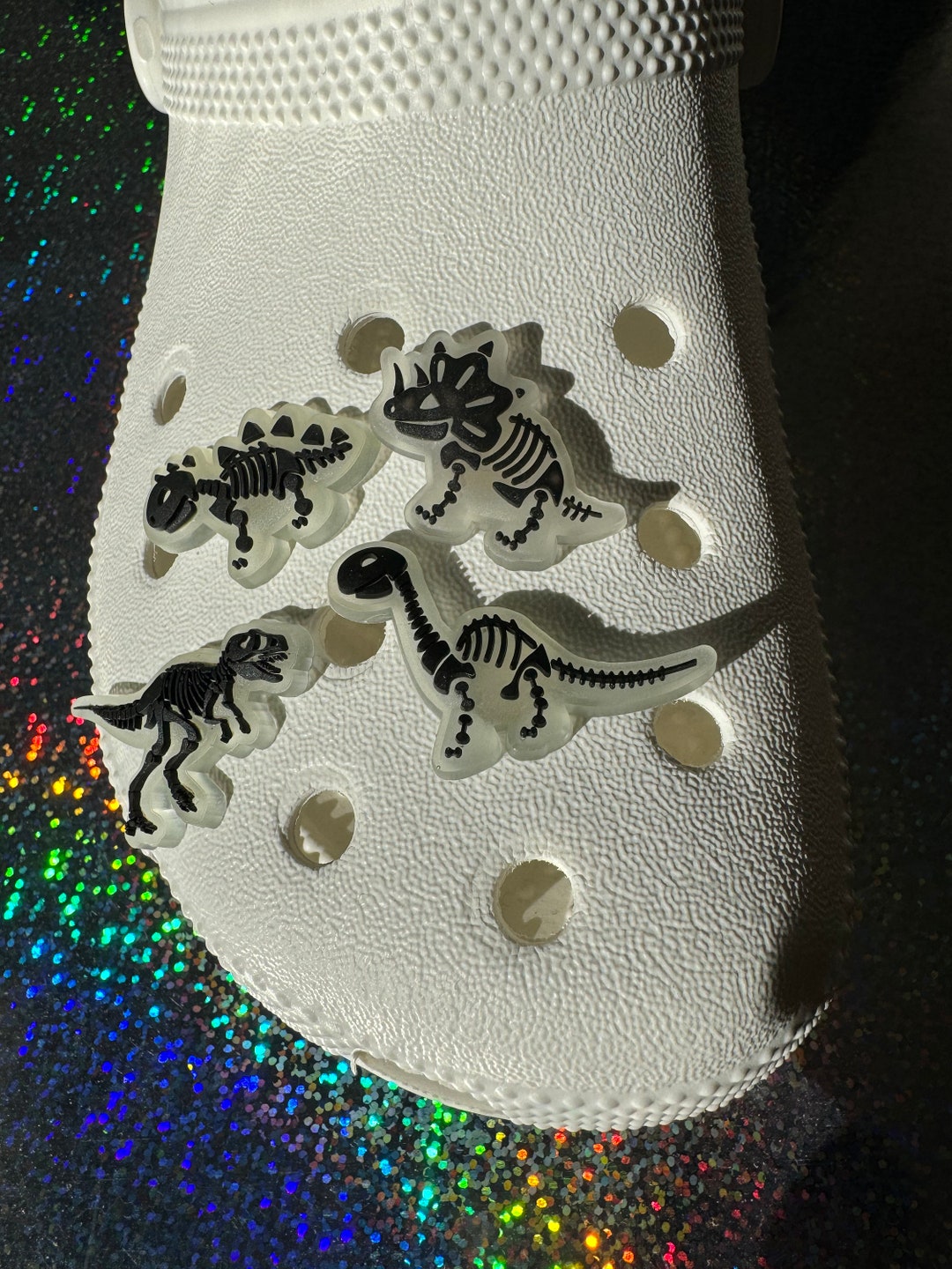 Dinosaur Fossils Shoe Charms, Jurassic Dino Charm Set, Kids Reptile ...