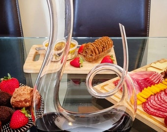 Hand Blown Decanter | Etsy