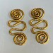 Huge CHRISTIAN LACROIX Gold Scroll Design Earrings France - Etsy UK