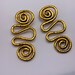 Huge CHRISTIAN LACROIX Gold Scroll Design Earrings France - Etsy