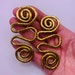 Huge CHRISTIAN LACROIX Gold Scroll Design Earrings France - Etsy