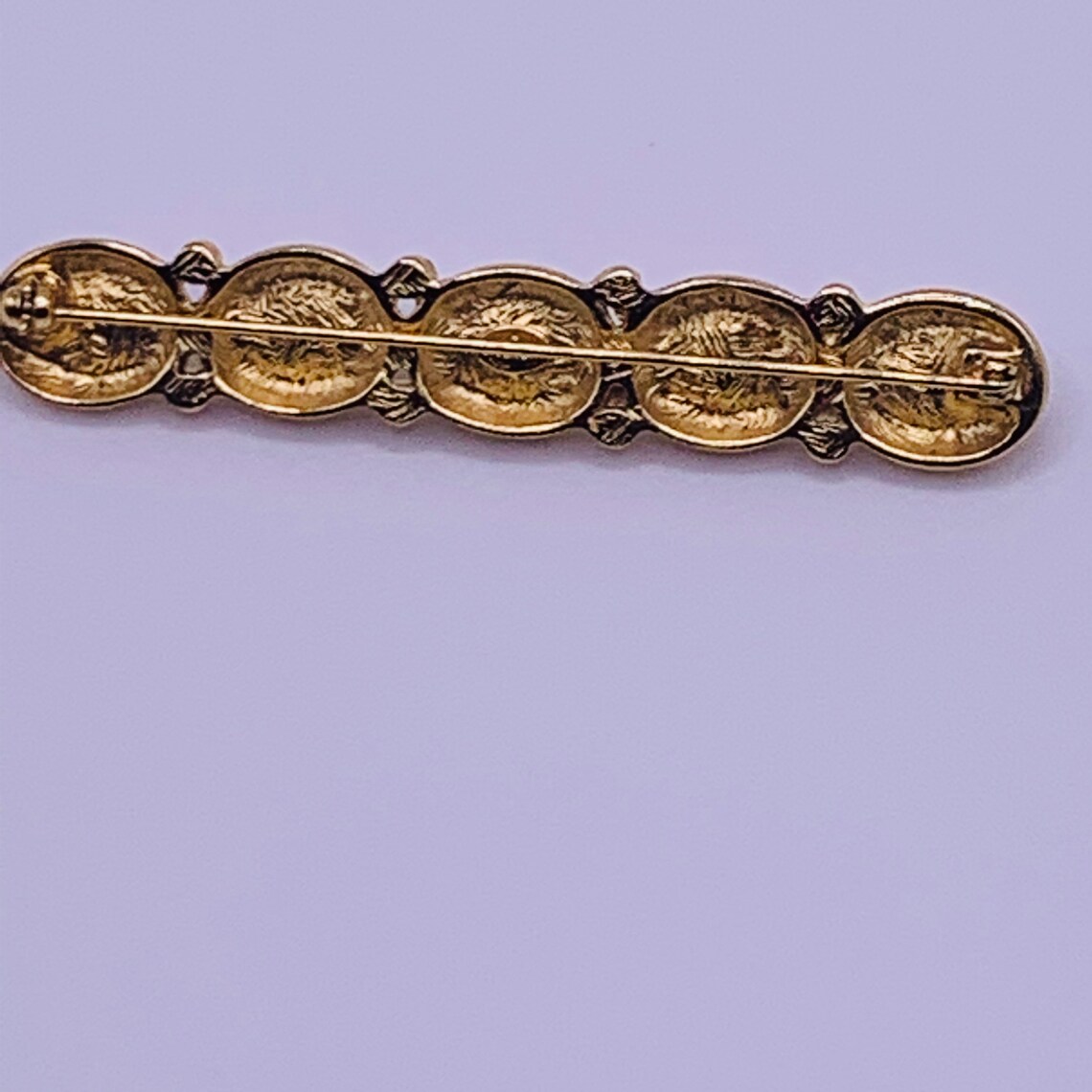 GIVENCHY Glass Cabochon Etruscan Brooch Gripoix - Etsy