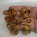 Huge CHRISTIAN LACROIX Gold Scroll Design Earrings France - Etsy