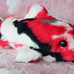 Koi Fish Plush Toy, Fluffy Soft Plushie Aesthetic Stuffed Animal, Gift ...