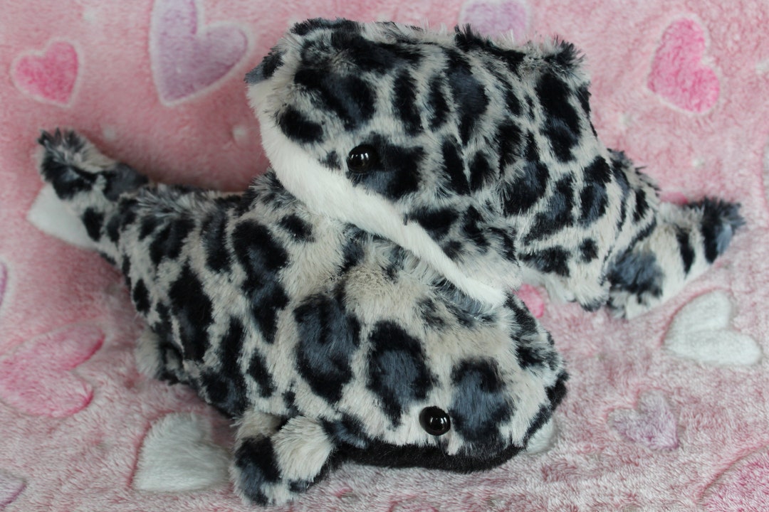 Snow Leopard Shark Plush Toy, Soft Plushie Stuffed Animal, Toy for Kids ...