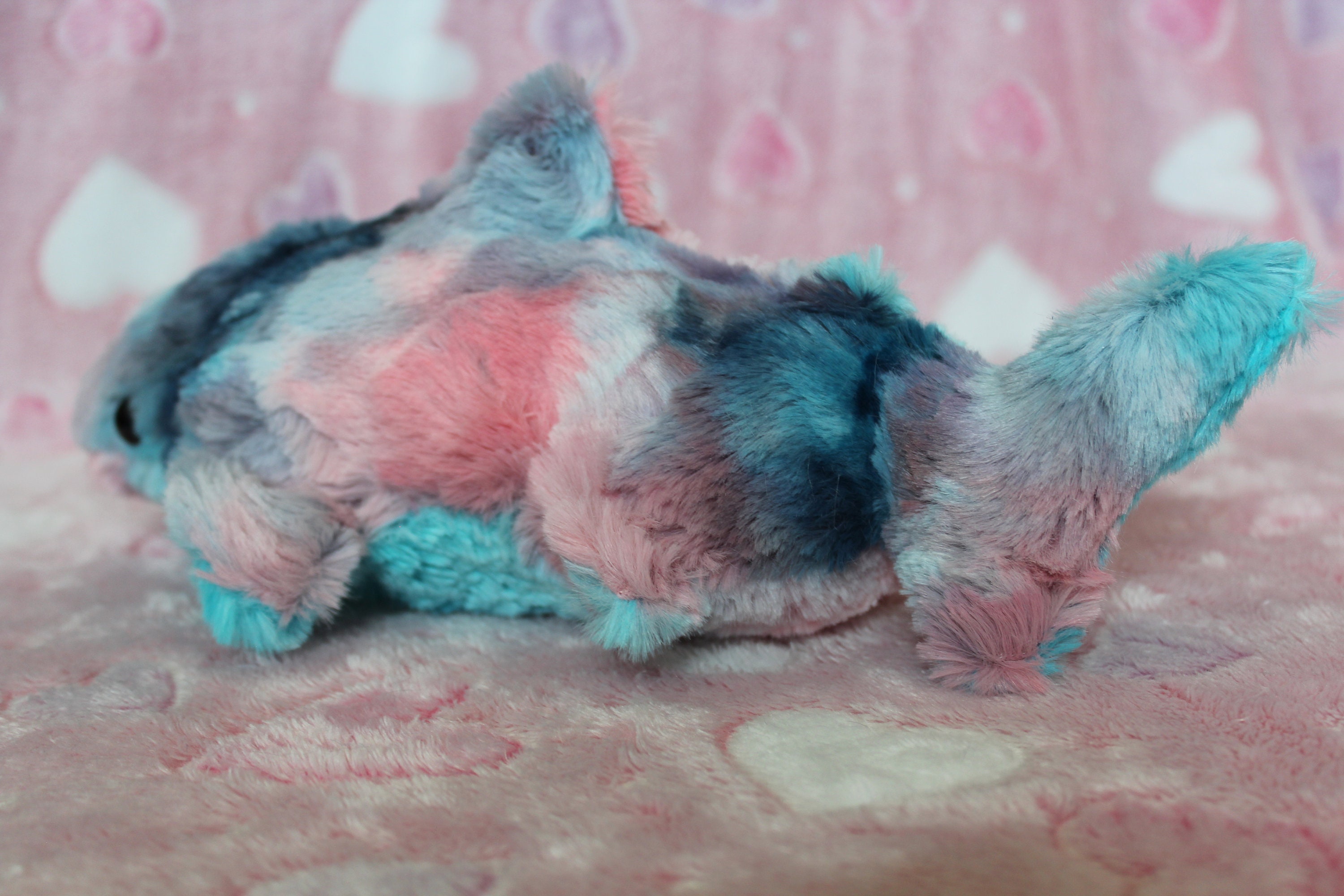 Cotton Candy Pink & Blue Whale Shark Plush Toy Fluffy Soft - Etsy