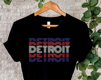 Detroit D Shirt | Etsy