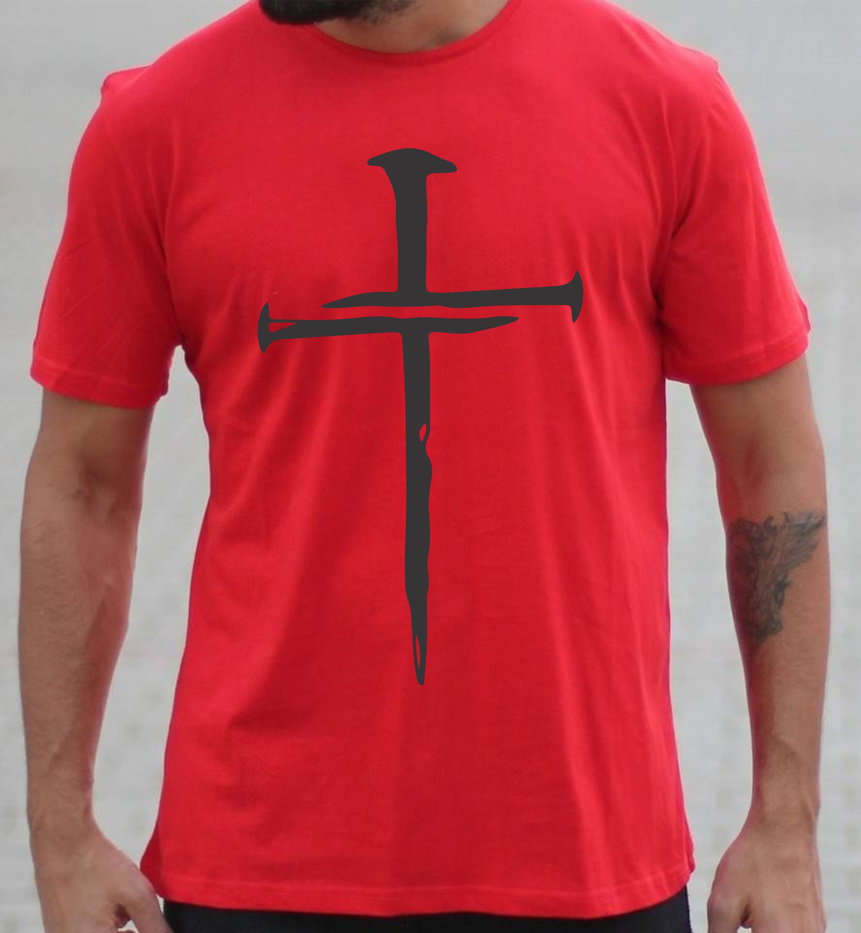Nail Cross T Shirt Christian T Shirt Cross T Shirt Unisex T Shirt for ...