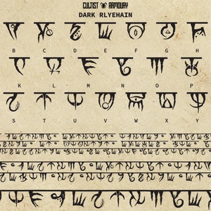 Cultist Armoury Font: 10 Lovecraftian and Occult Typefaces | Rlyehain ...