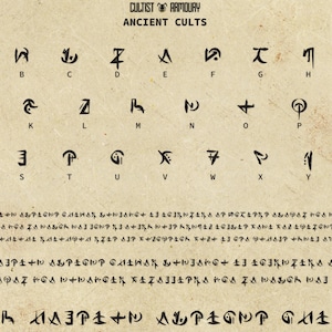 Cultist Armoury Font: 10 Lovecraftian and Occult Typefaces | Rlyehain ...