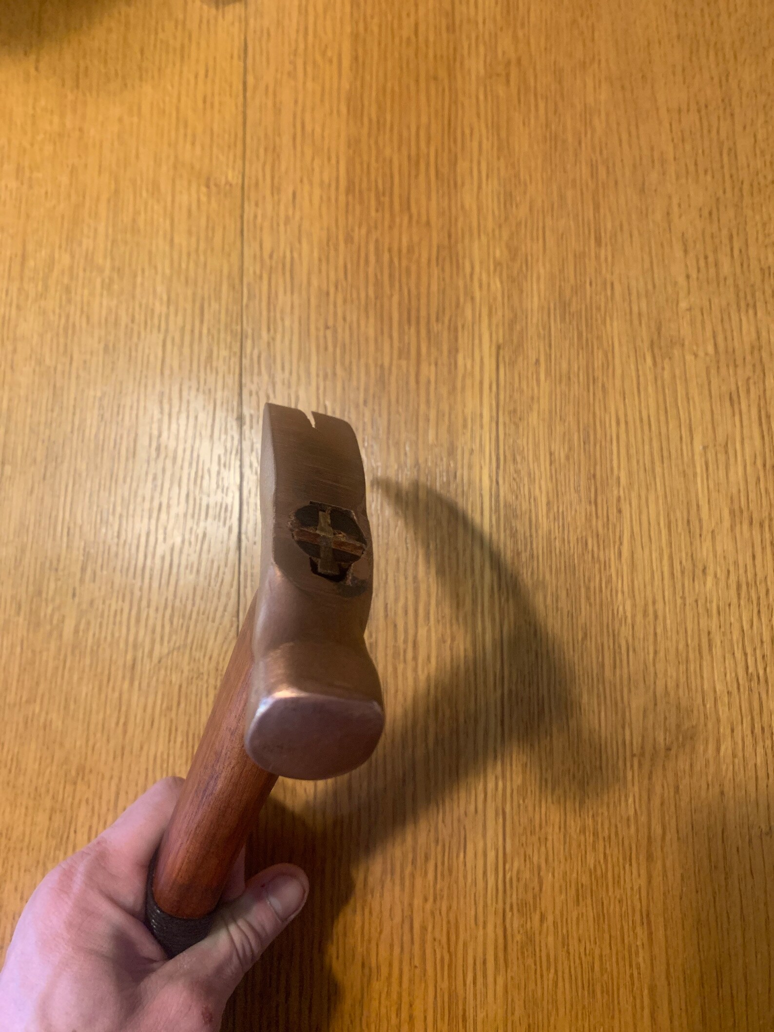 Hand Forged Copper Hammer - Etsy