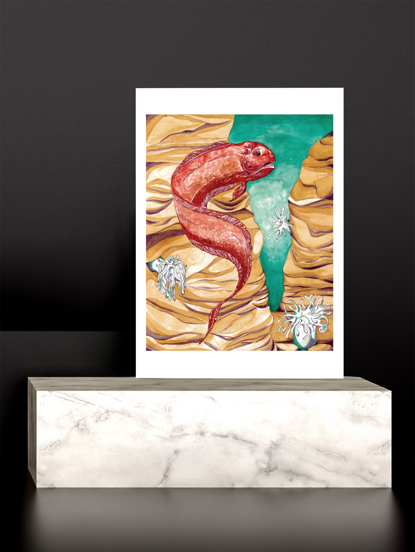 Art Print Snakehead Fish Marine Life Ocean Life Sea - Etsy