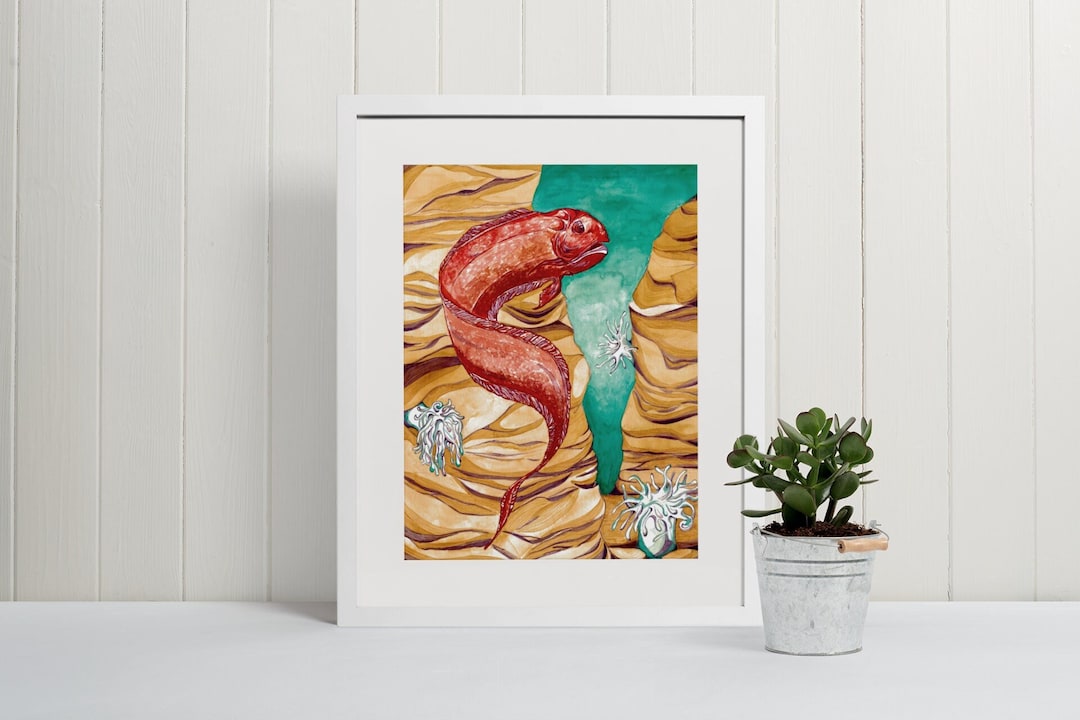 Art Print, Snakehead Fish, Marine Life, Ocean Life, Sea Creature ...