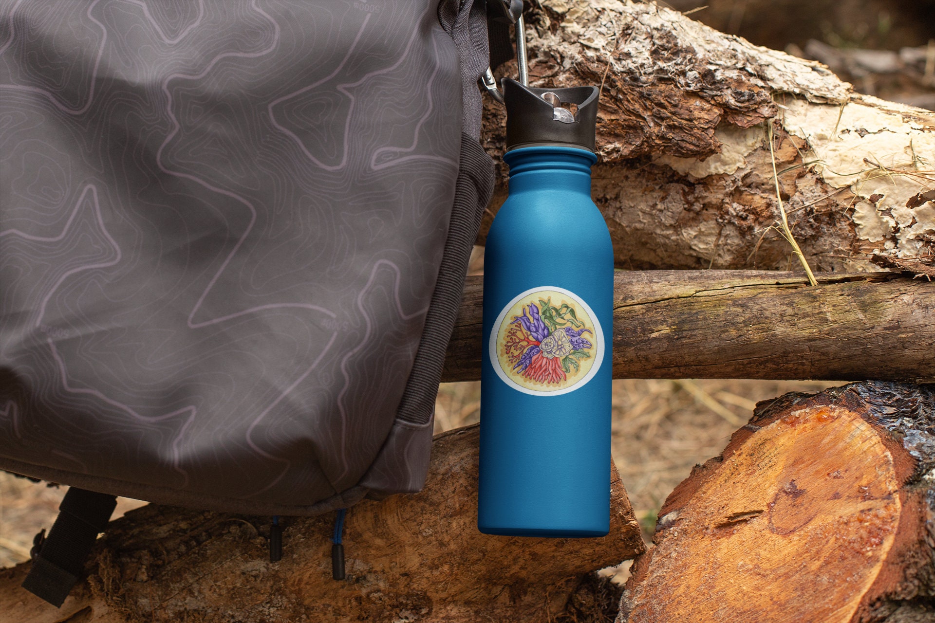 Sea Plants Art Vinyl Sticker Waterproof Sticker for Laptop - Etsy