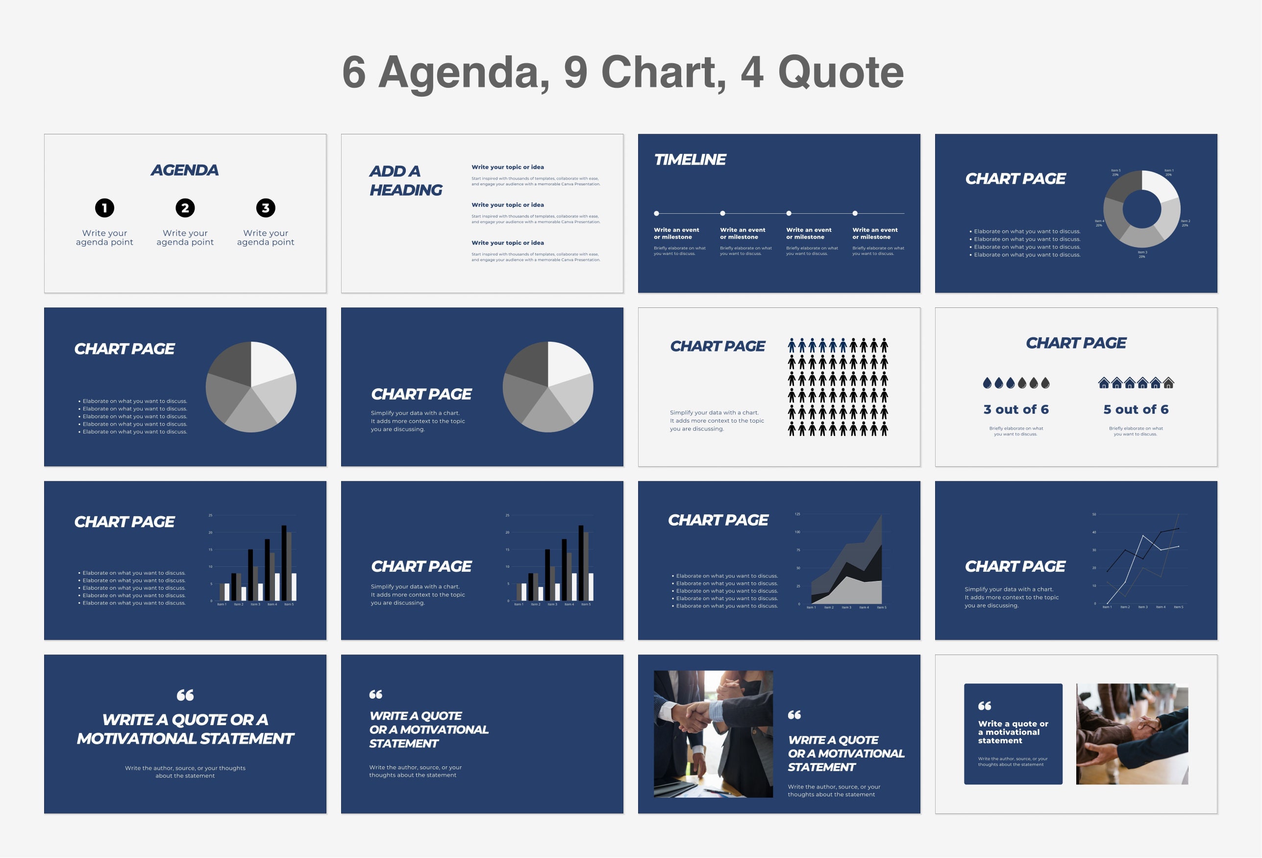 Canva Business Powerpoint Presentation Template - Etsy