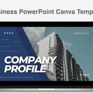 Canva Business Powerpoint Presentation Template - Etsy