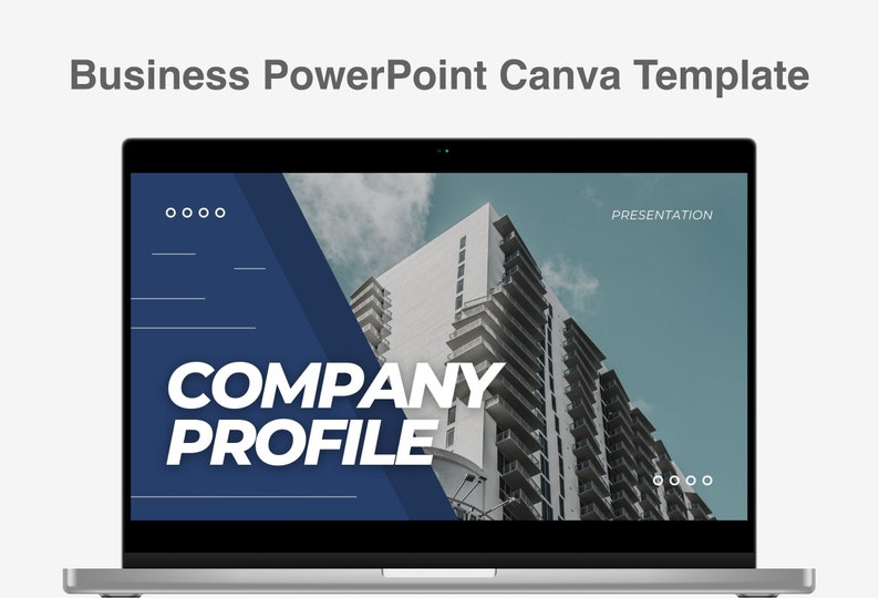 Canva Business Powerpoint Presentation Template - Etsy