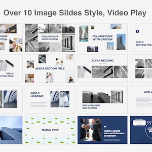 Canva Business Powerpoint Presentation Template - Etsy